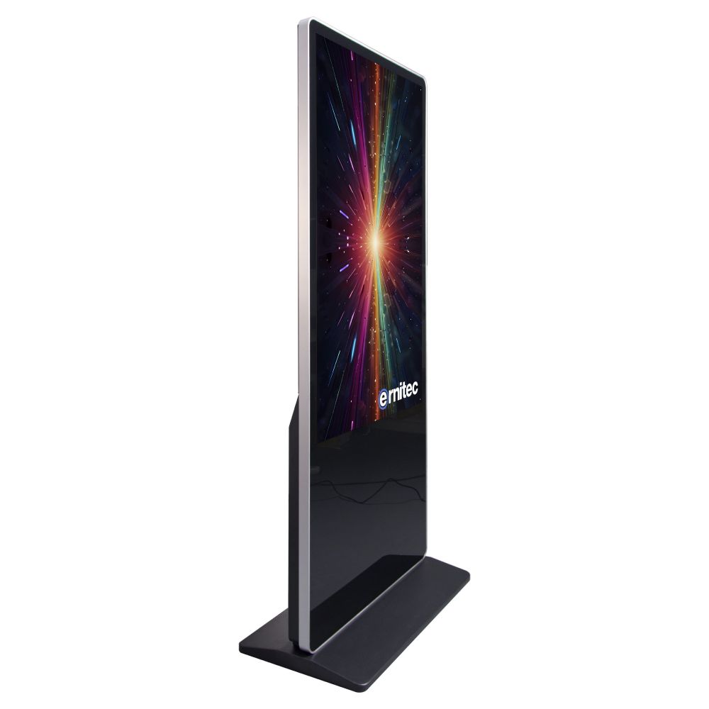 Ernitec 55” 4K UHD Inomhus Kiosk/Totem – 500 Nits Digital Signage med ...