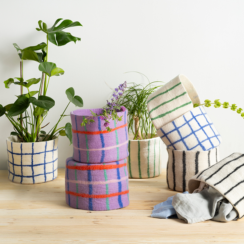 Wool basket | 100% wool| Aveva Design