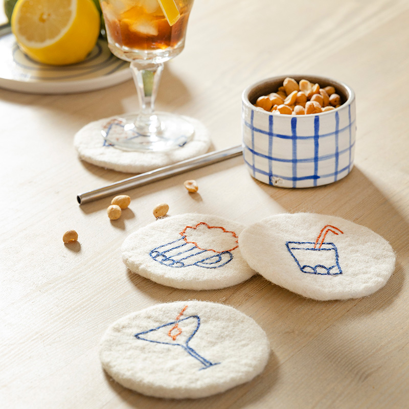 Coasters | Wool | Aveva Design