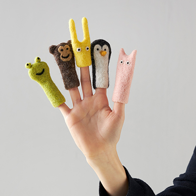 Finger puppets 100% ull | Aveva Design