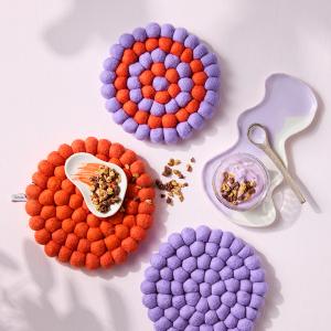 Trivets in 100% wool - Available in several different colors and sizes ...