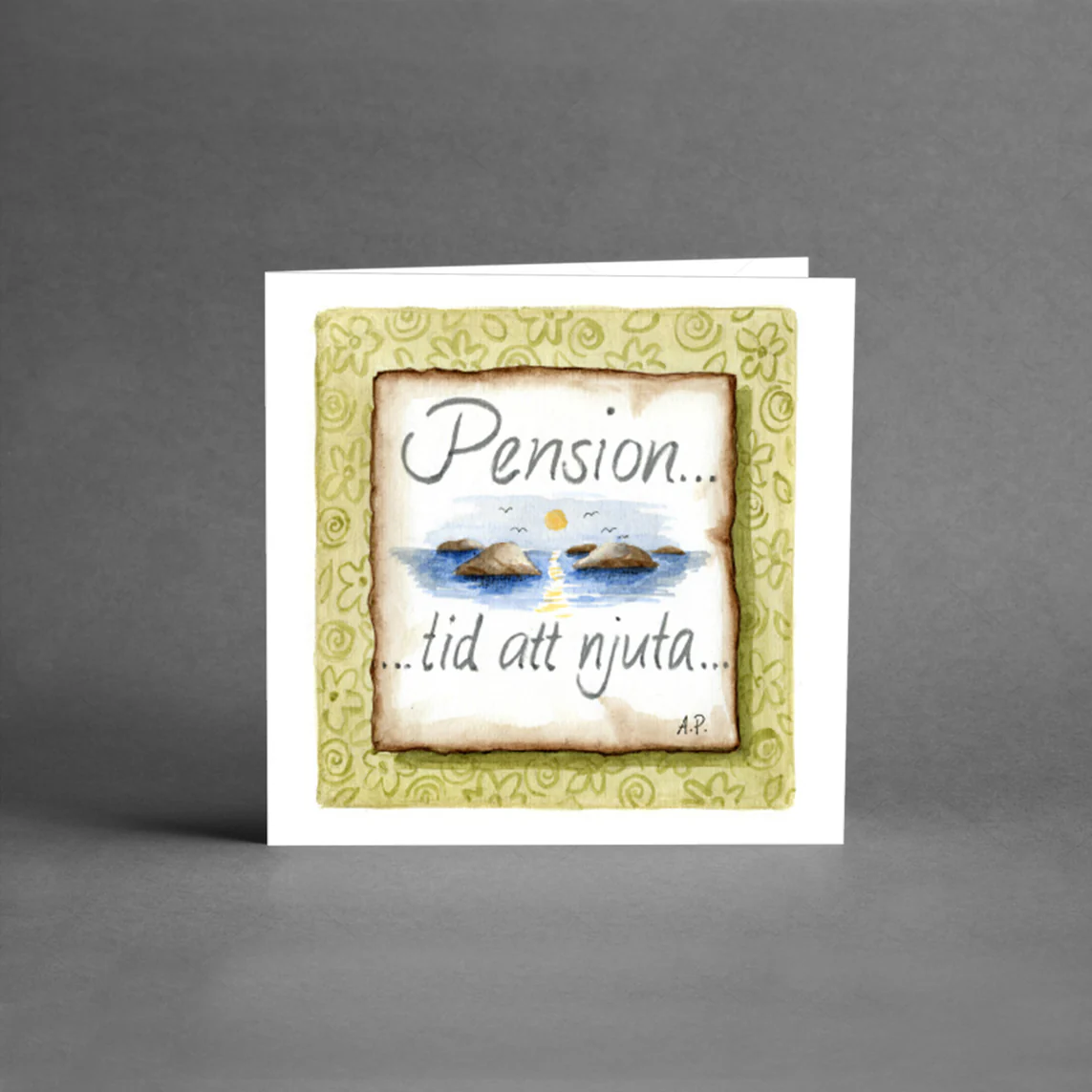 Minikort Pension...tid att njuta... - Card Store