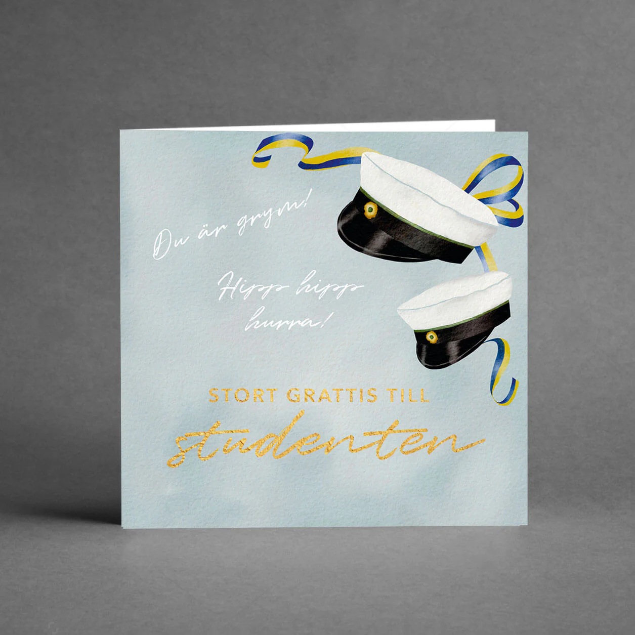 Kort Stort grattis till studenten, Studentmössor - Card Store