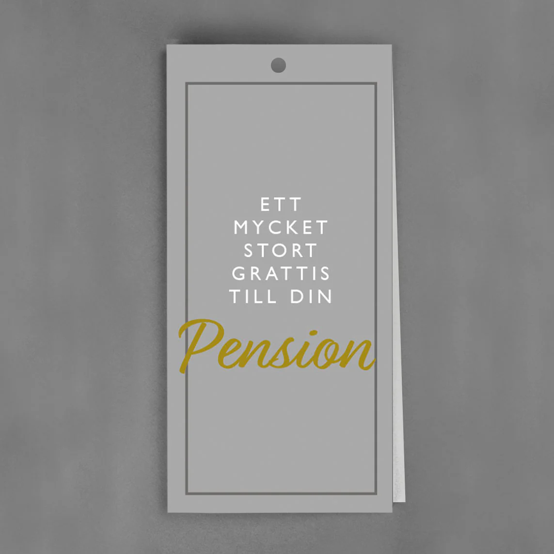 Premium tags Pension - Card Store
