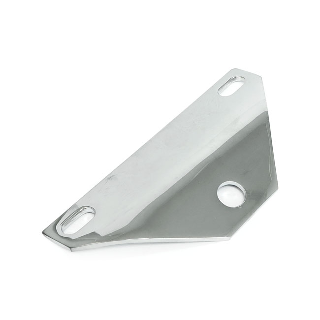 Headlamp mount bracket. Chrome