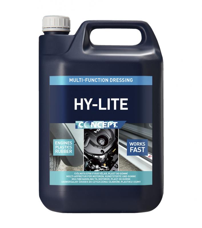 Hylite för behandling av motorrum, plast, däck ...