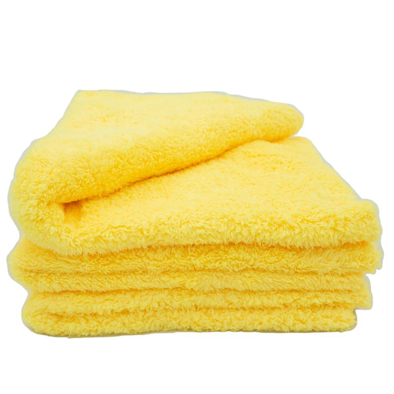 Microfiber Velvet, Super soft, Yellow 45x45 cm.