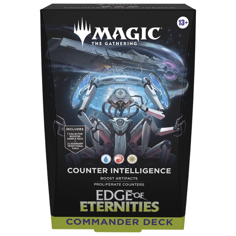 Magic, Edge of Eternities, Commander Deck: Counter Intelligence [Blue ...
