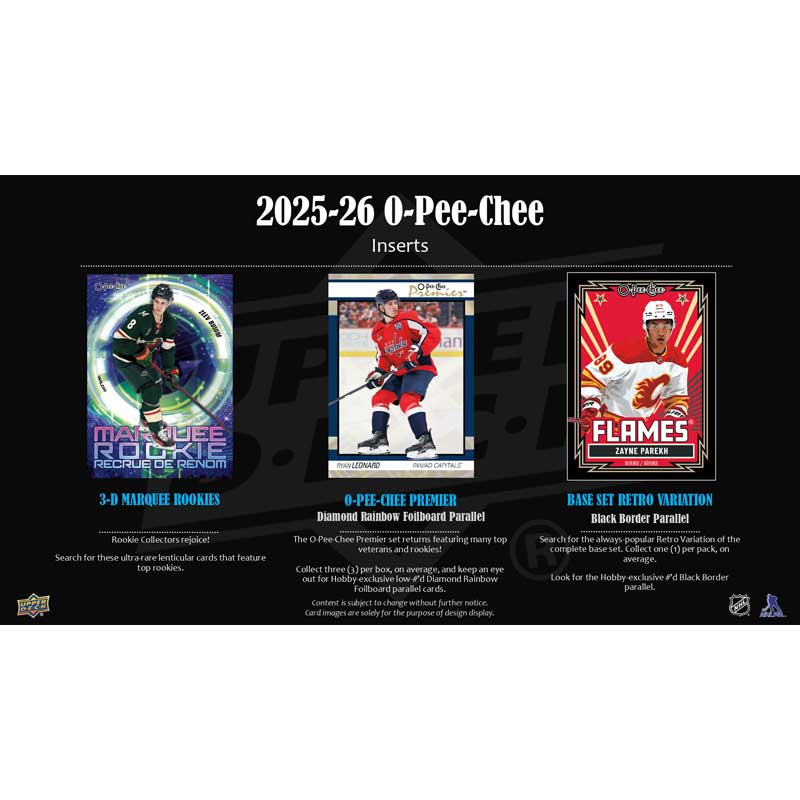 FÖRKÖP: Hel Box 2025-26 Upper Deck O-Pee-Chee Hobby (18 packs ...