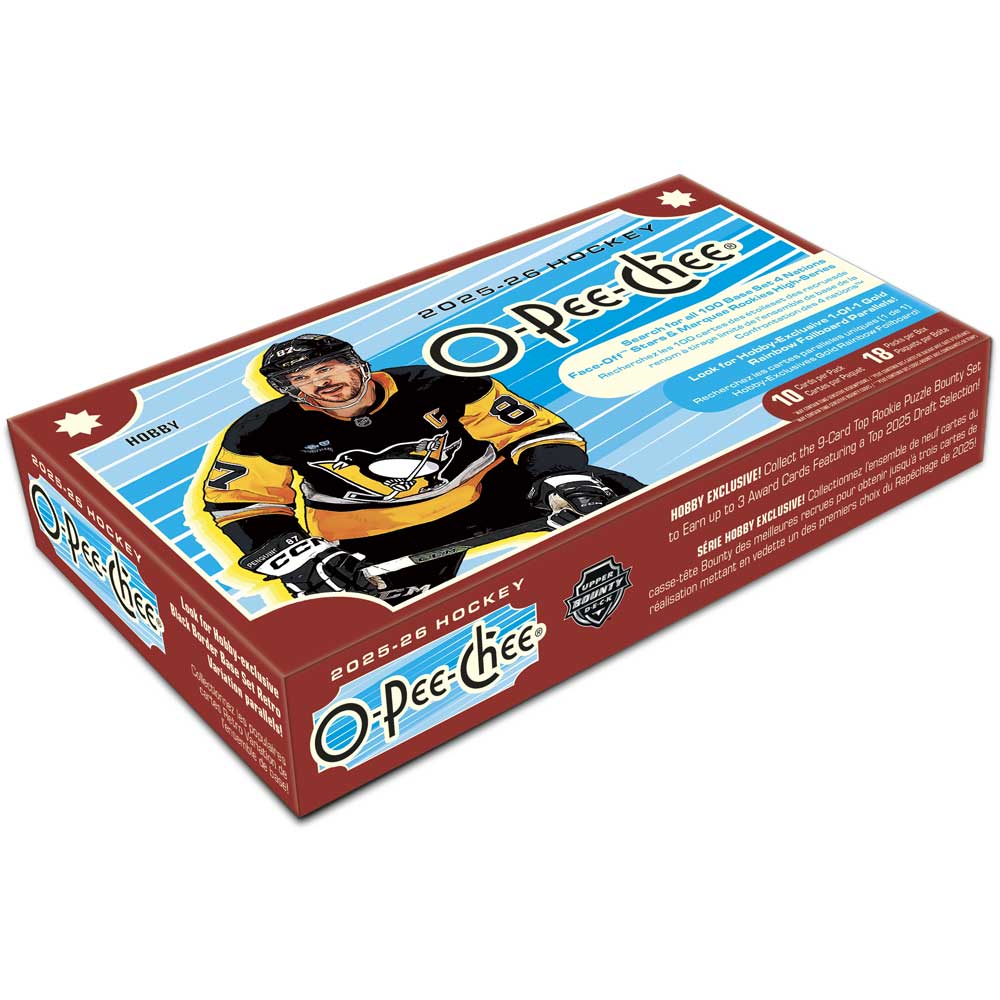 FÖRKÖP: Hel Box 2025-26 Upper Deck O-Pee-Chee Hobby (18 packs ...