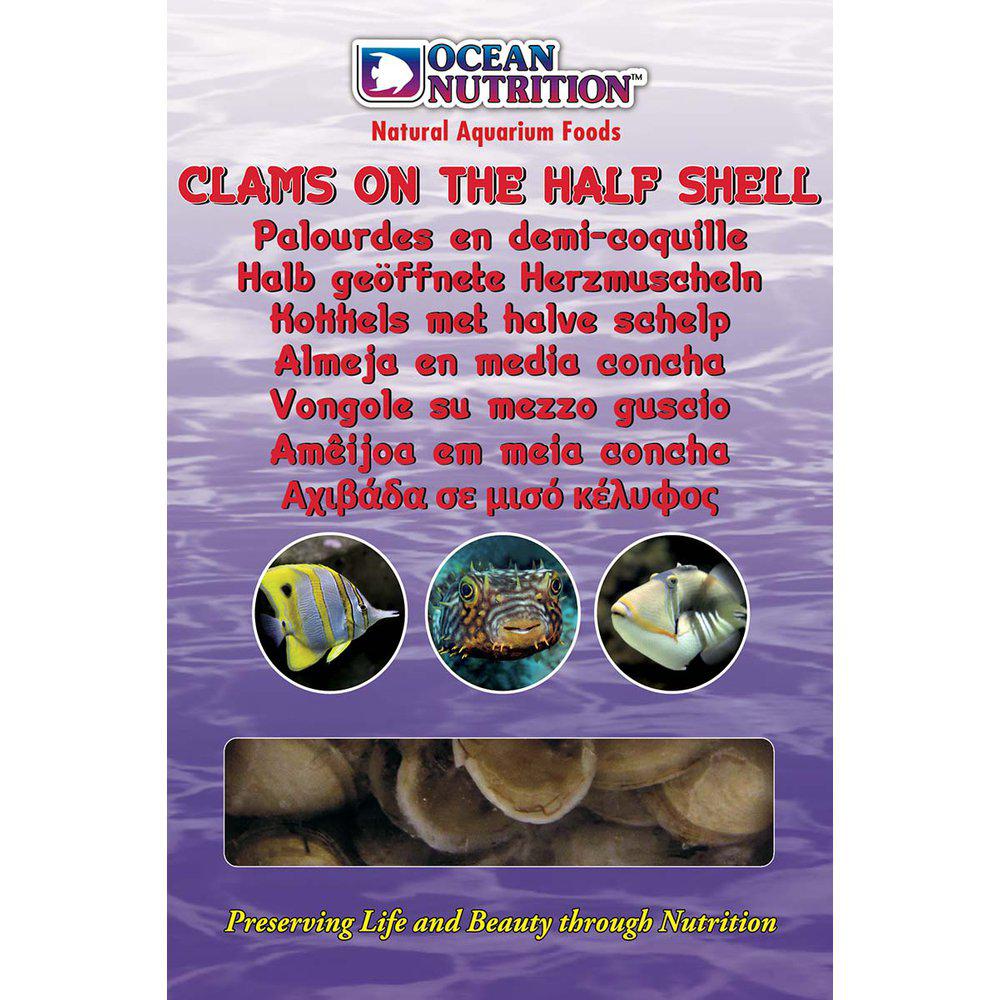 Clams on the half shell - 100g - Ocean Nutrition