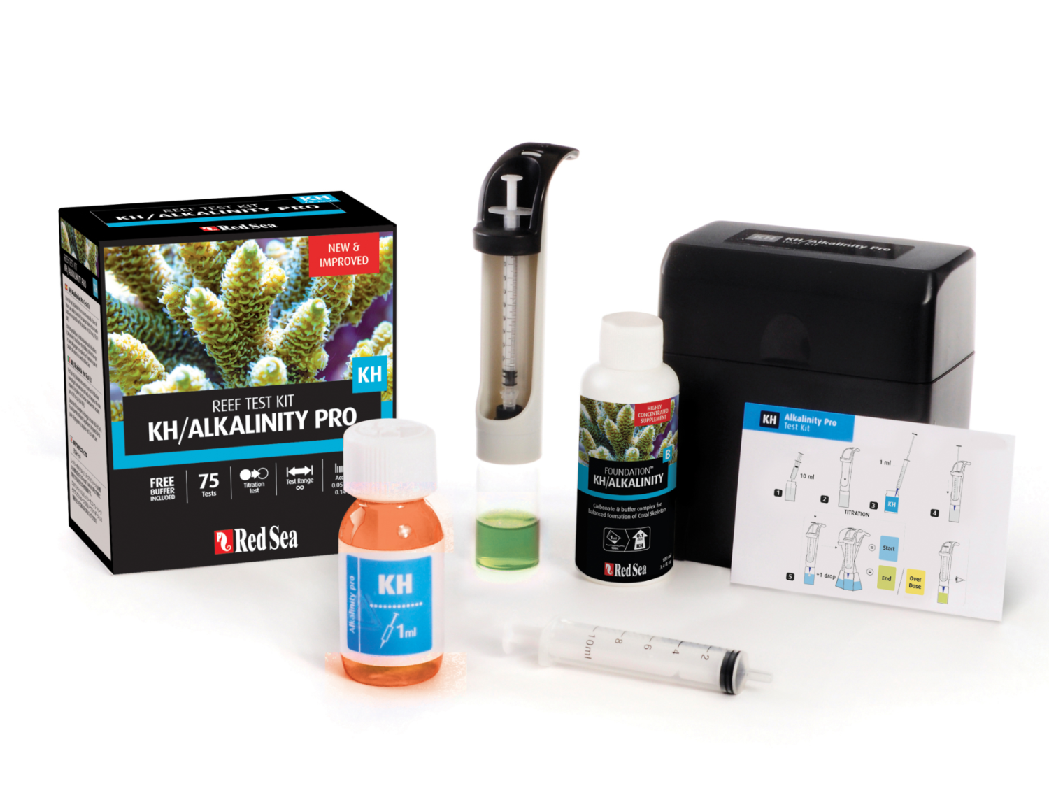 KH/Alkalinity Pro - Marine Test Kit - Red Sea