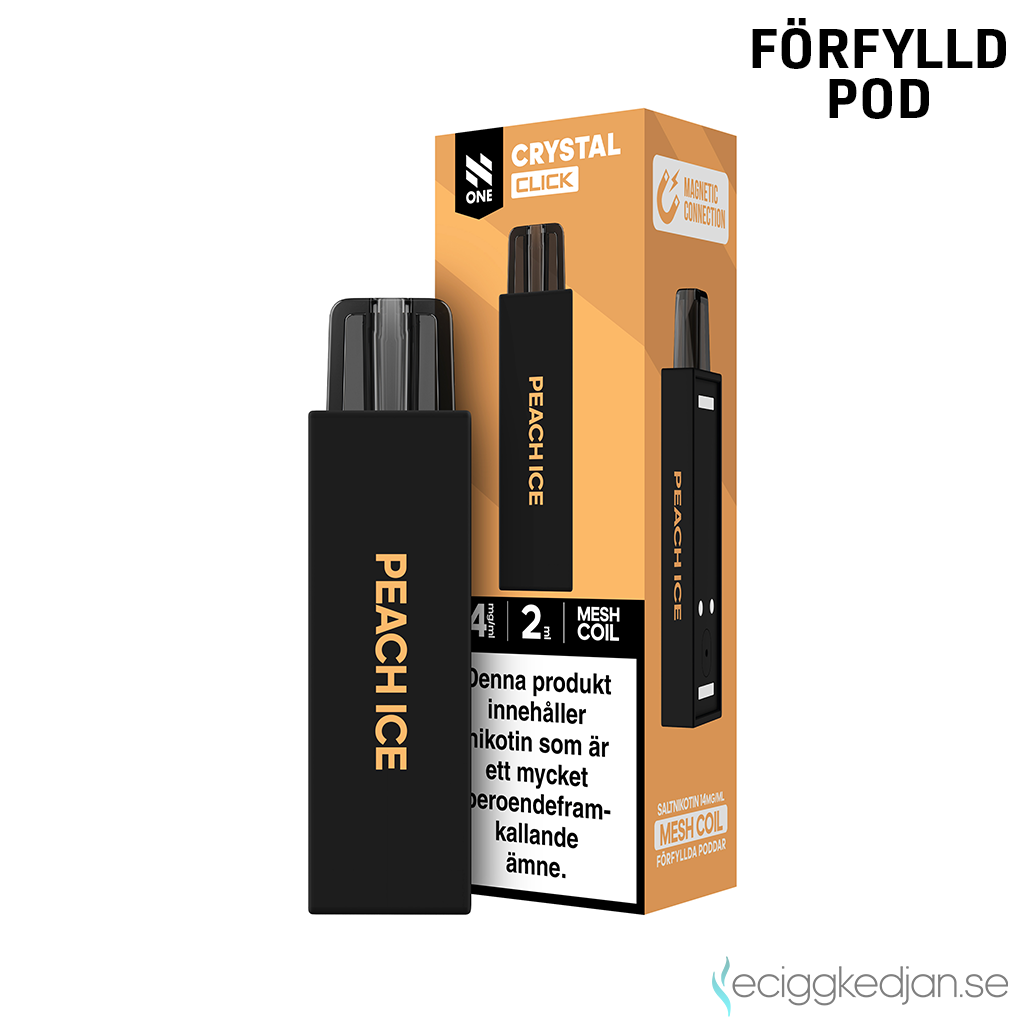 Pod Click Pod | N One Crystal – Peach Ice 1-pack | 14mg | 2ml