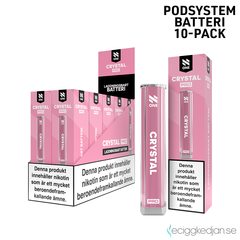 N One Crystal PRO BATTERY | Rose | 10pack