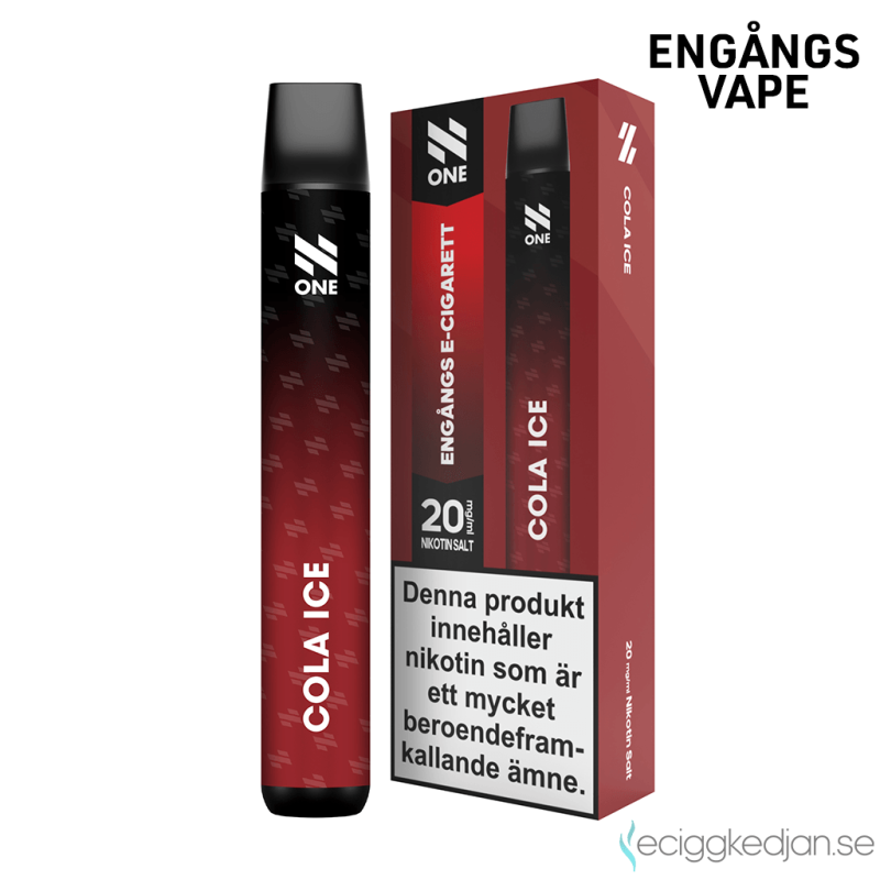 N One - Cola Ice Engångs Vape | Engångs e-cigg