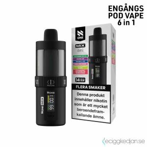 N-One | Engångspoddar & E-cigg | 12 Smaker på E-juice
