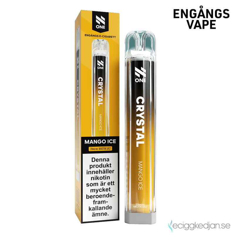 N One Crystal - Mango Ice Engångs Vape | Engångs e-cigg