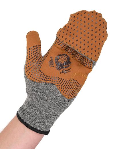 FISH MONKEY WOOLY MITTEN