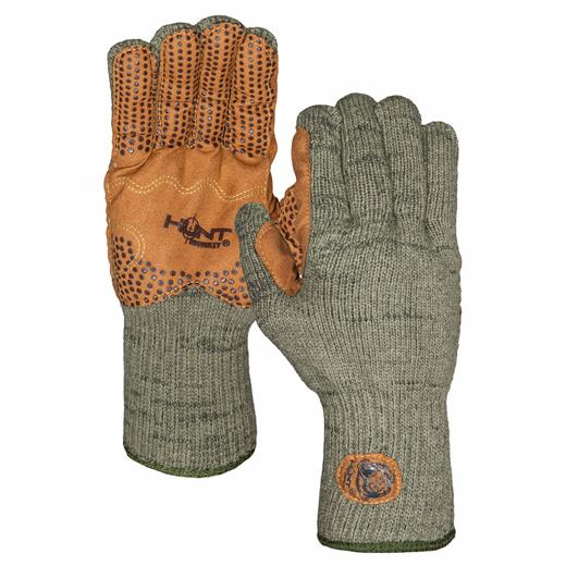 FISH MONKEY WOOLY GLOVES LONG OLIVE