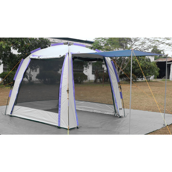 Utställningstält Easy up, 2,5x2,5 m - Lila/silvergrå