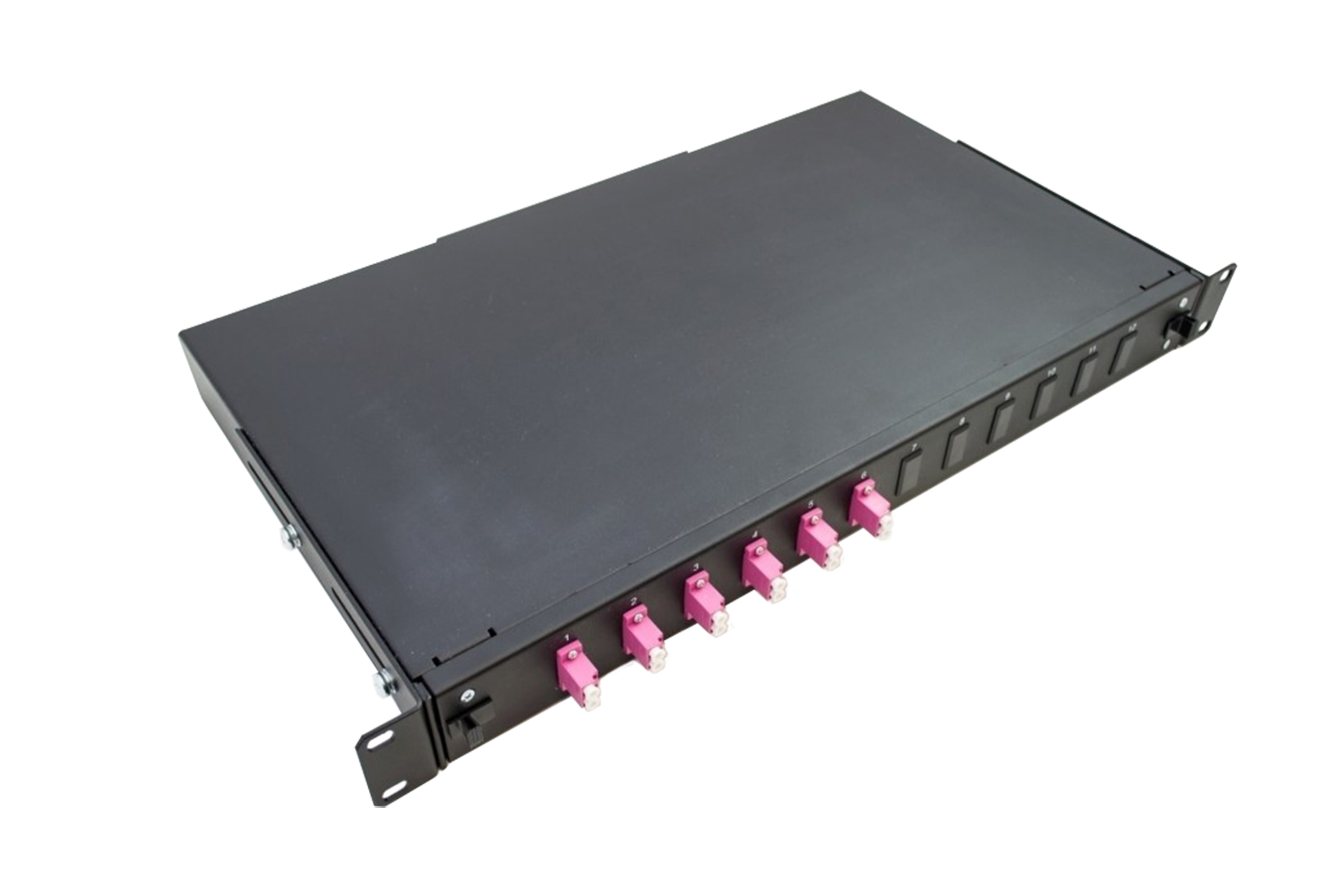 Fiberpanel ODF med adapter LC SC E2000 ST tillsammans med Breakout ...