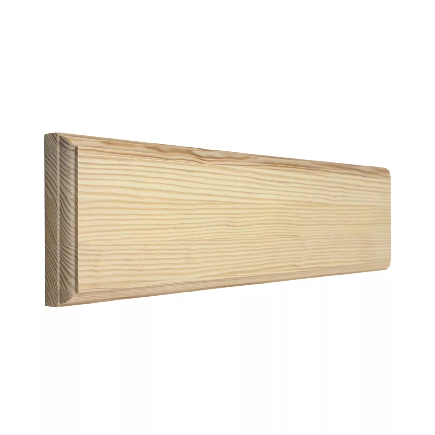 Pine hook rail without hooks – profiled wooden rail | Gaveldekor