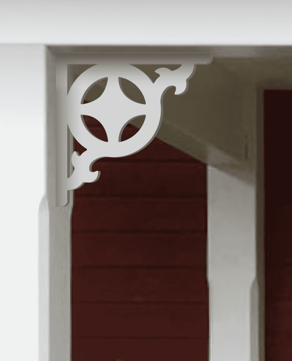 Pvc Decorative Porch Brackets | Shelly Lighting