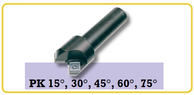 Chamfer and face milling tool type PK