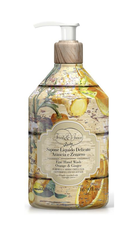 FRUIT & JUICE FINE HAND WASH ORANGE GINGER 500ML