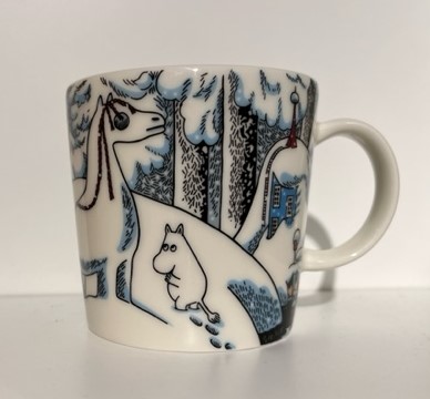 Mumin Vintermugg 2016 Snöhästen 30cl