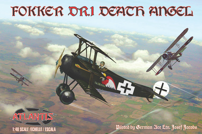 Fokker DR.1 Death Angel Piloted by German Ace Ltn. Josef Jacobs 1:48