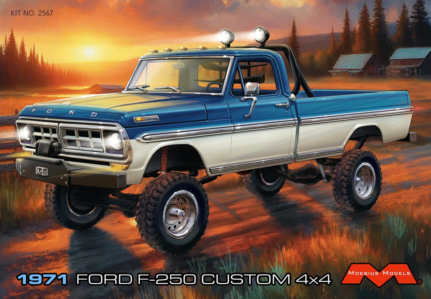 1971 Ford F250 Custom 4x4 "Lifted" 1:25