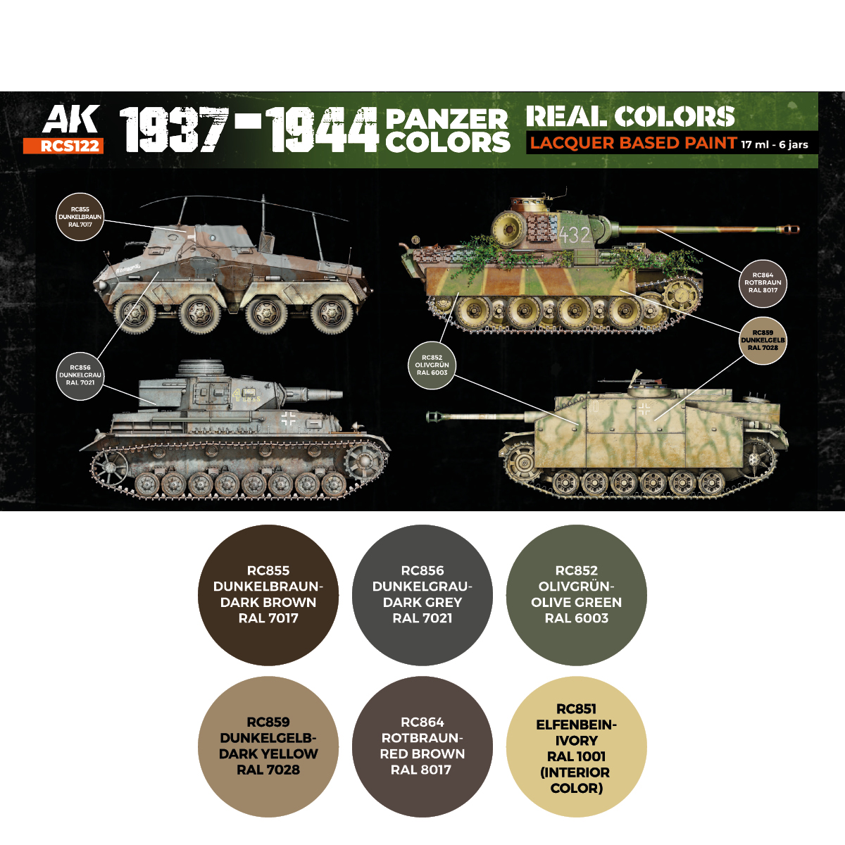 Real Colors - 1937-1944 Panzer Colors