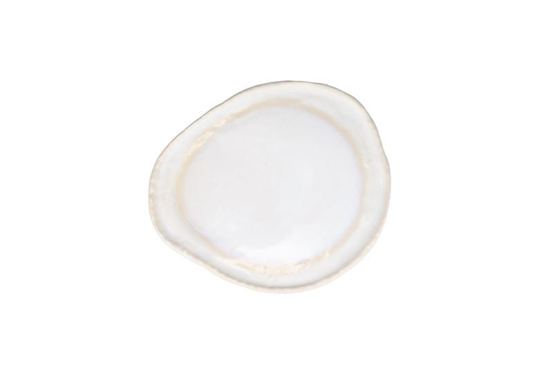 Plate 29x25cm pure pearl Icon