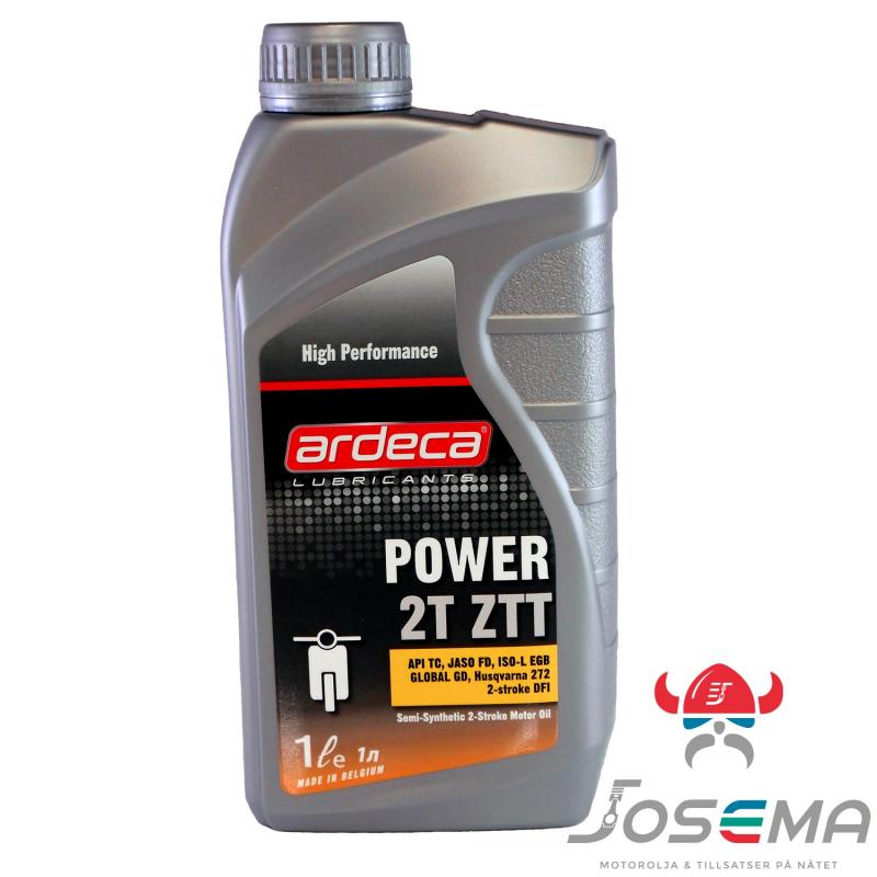 Skoterolja - Ardeca Power 2T ZTT 1 Liter - Josema