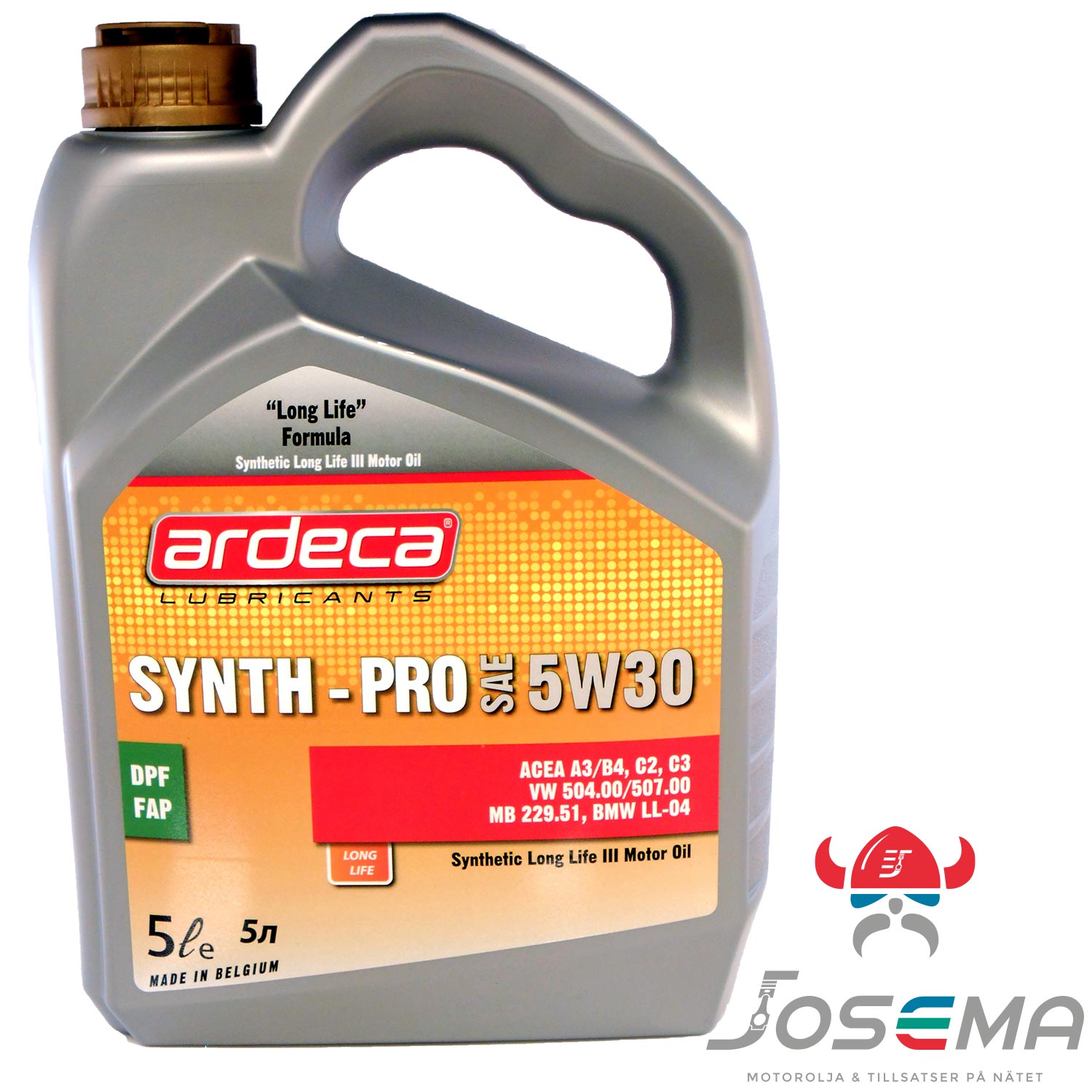 Longlife 3 Motorolja - Ardeca Synth Pro 5W30 5L