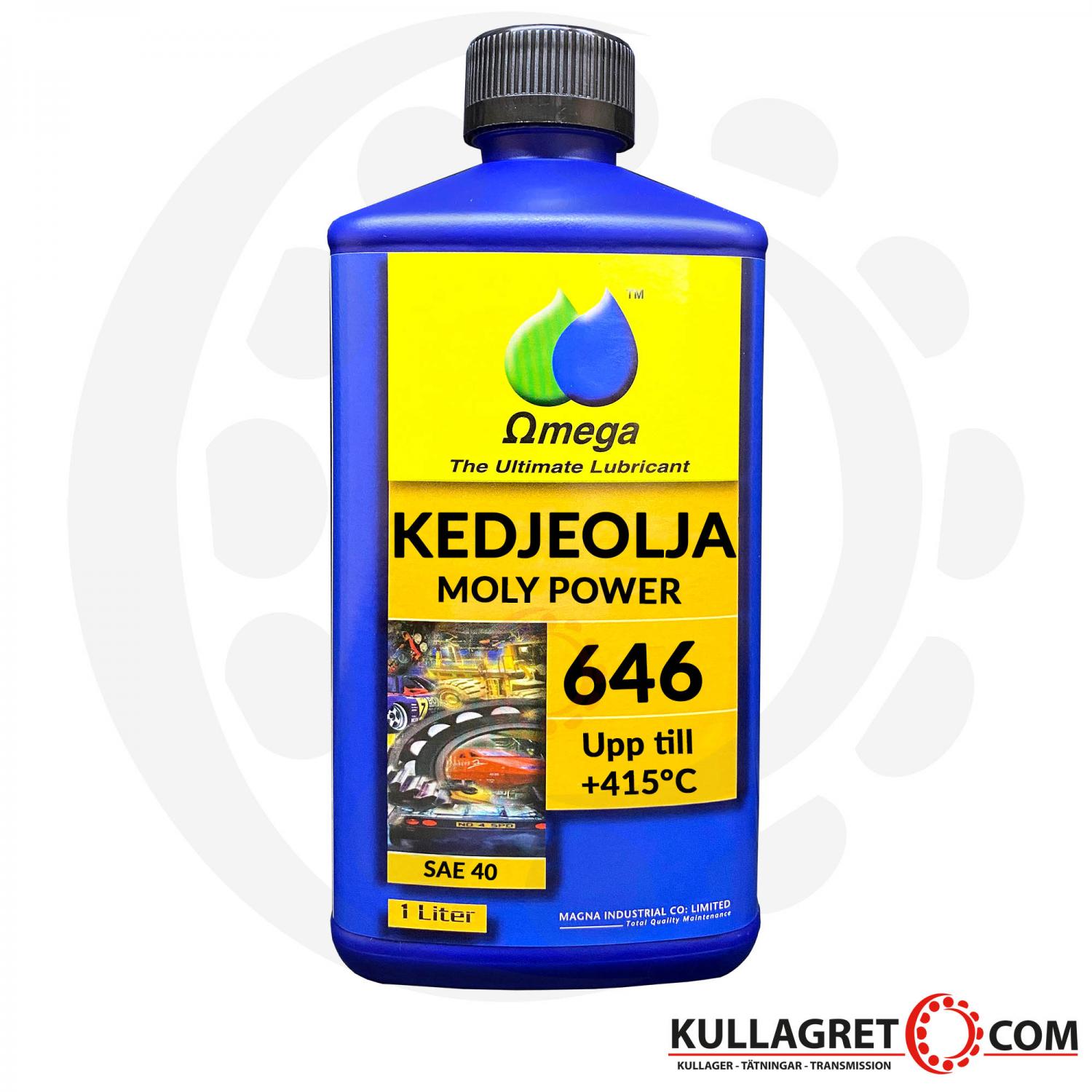 Omega 646 SAE 40 Kedjeolja och Wireolja 1L