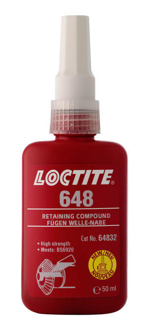 Loctite 648 50ml Cylindrisk fastsättning