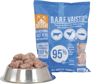 Mush, Mush Vaisto, Barf, Färskfoder - Lantbodens Hund & Hälsa
