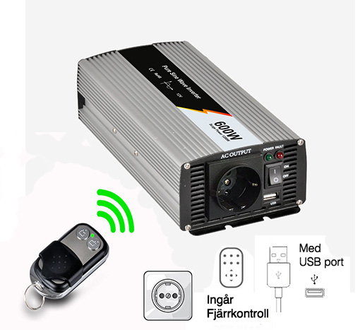 Inverter ren sinus 600W