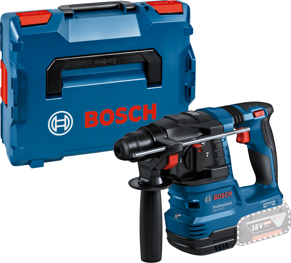 Bosch GBH 18V-22 Borrhammare 18V L-BOXX - MaskinOnline.se