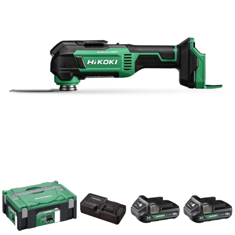 HiKOKI CV18DMA Multiverktyg 18V (2x2,0Ah) - MaskinOnline.se