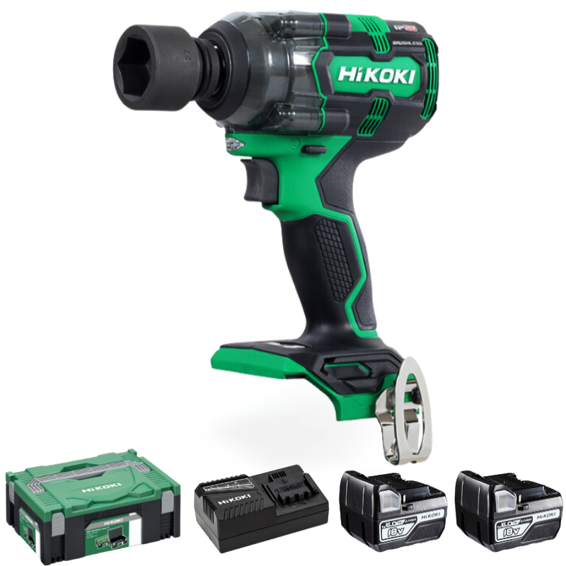HiKOKI WR18DH Mutterdragare 18V (2x5,0Ah) - MaskinOnline.se