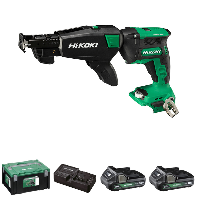 HiKOKI W18DA Skruvautomat 18V (2x2,0Ah) - MaskinOnline.se