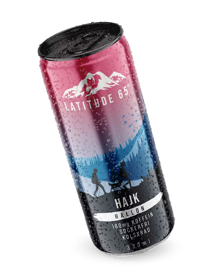 Latitude 65 Hajk 330ml Hallon - MaskinOnline.se