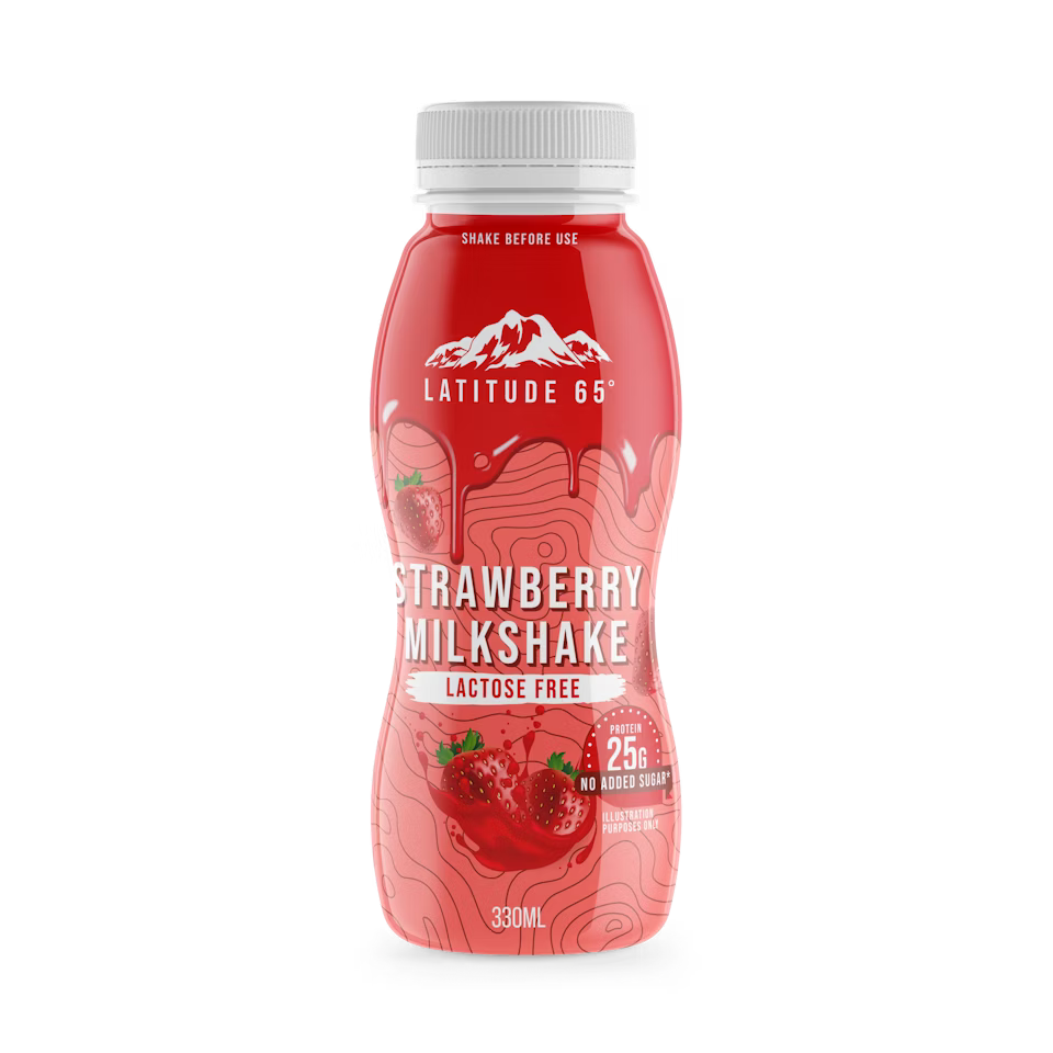 Latitude 65 Milkshake Strawberry 330ml - MaskinOnline.se