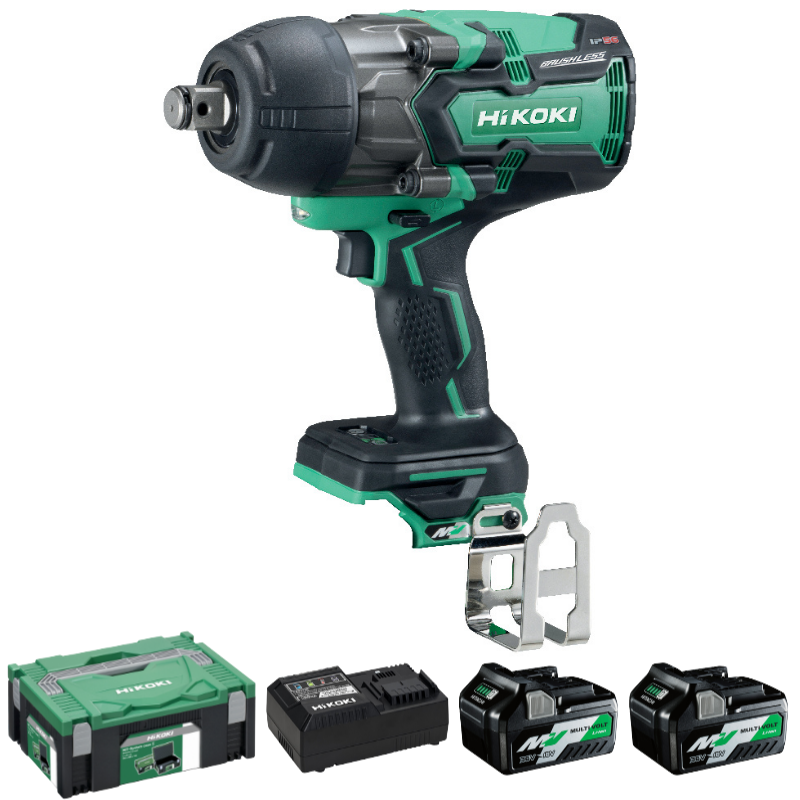 Hikoki WR36DA Mutterdragare 36V (2x2,5Ah) - Maskinonline.se