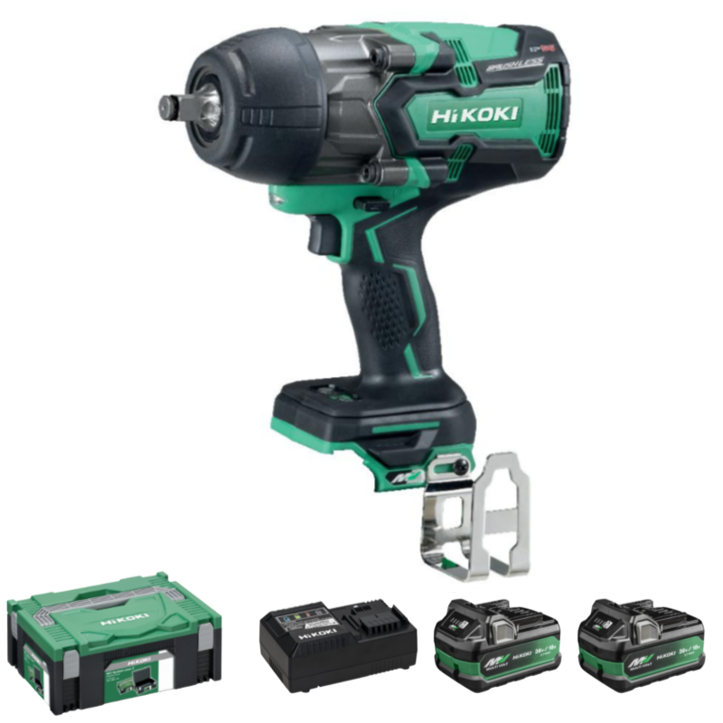 Hikoki WR36DB Mutterdragare 36V (2x2,5Ah) - Maskinonline.se