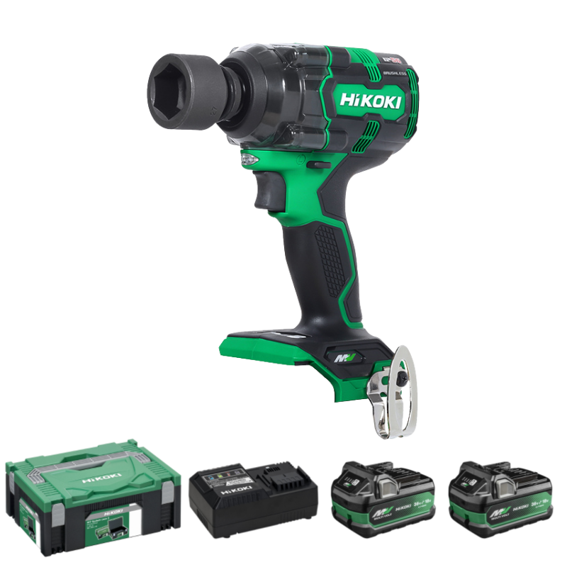 HiKOKI WR36DH Mutterdragare 36V (2x2,5Ah) - MaskinOnline.se