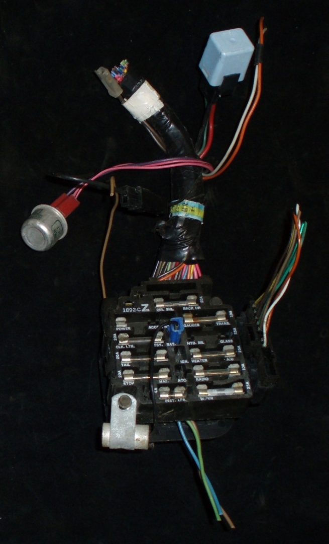 1979 Pontiac Firebird Fuse Box Air Conditioning Blower Wiring/Vacuum